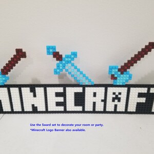 Make Your Own - DIY Minecraft Decor Sign PIXEL Mini-block Kits ...