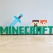 Make Your Own DIY Minecraft Decor Sign PIXEL Mini-block Kits decorate ...