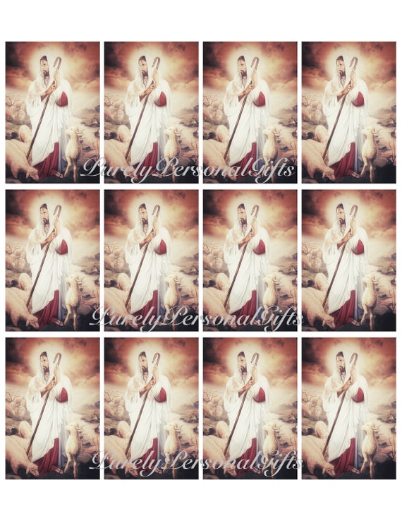 Digital Image of Jesus Christ Jesus Christ Collage Sheet - Etsy