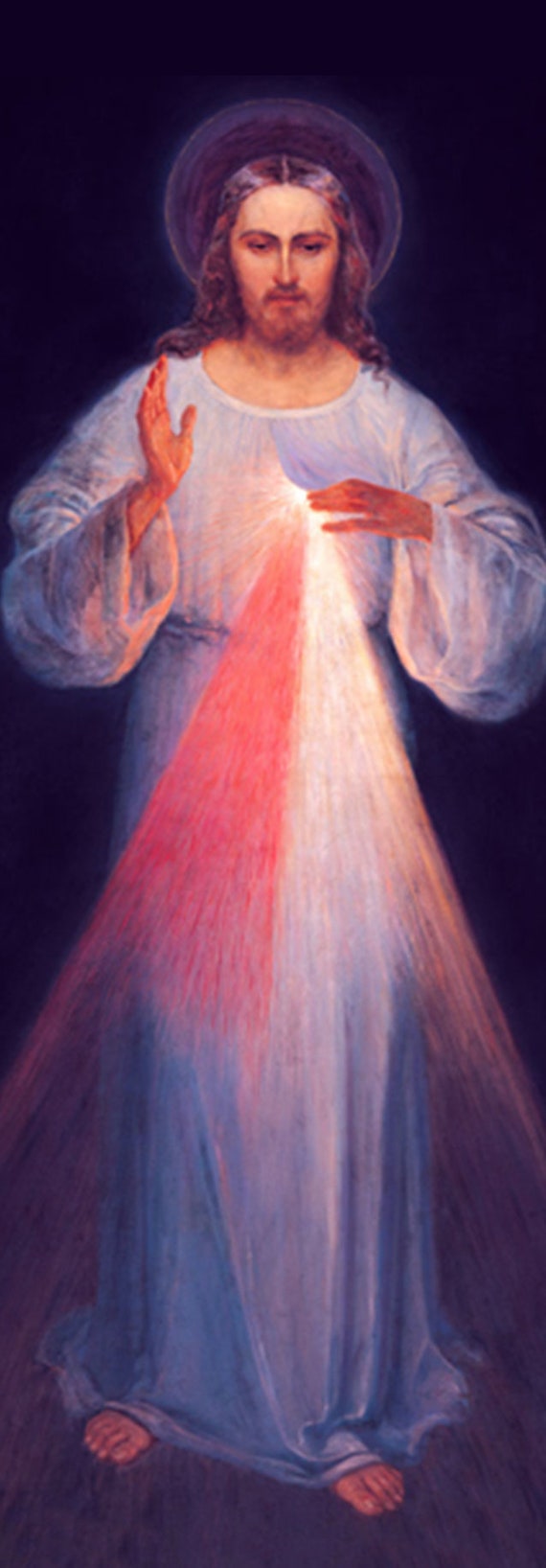 Divine Mercy Bookmark Divine Mercy Chaplet Religious | Etsy