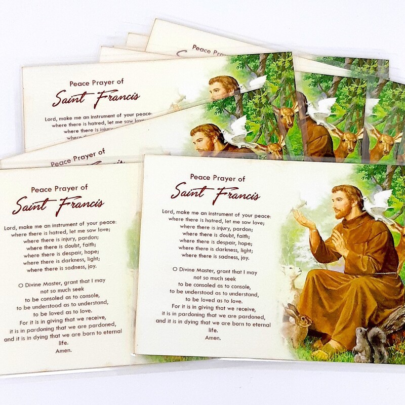 St Francis Prayer - Etsy