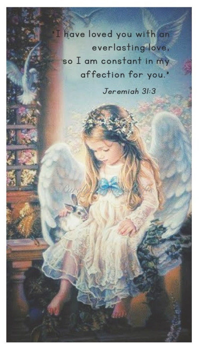 Instant Download Angel Card Bible Verse Digital Print - Etsy