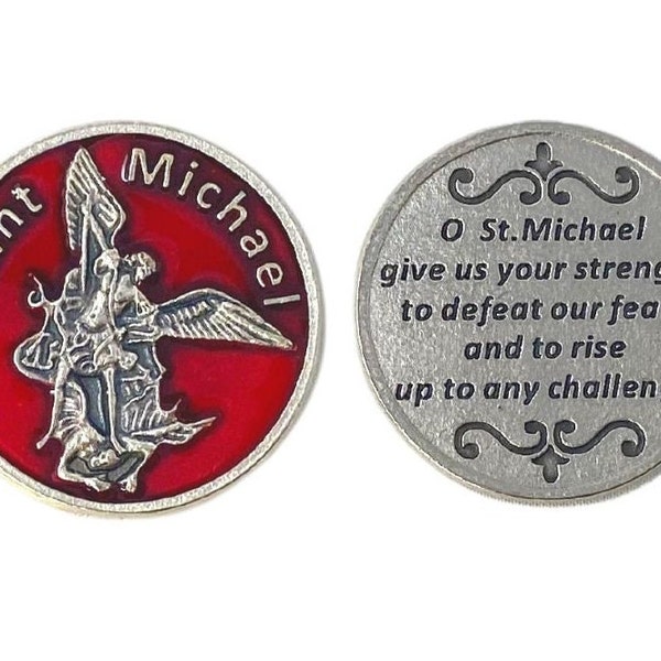 St Michael Medal - Etsy