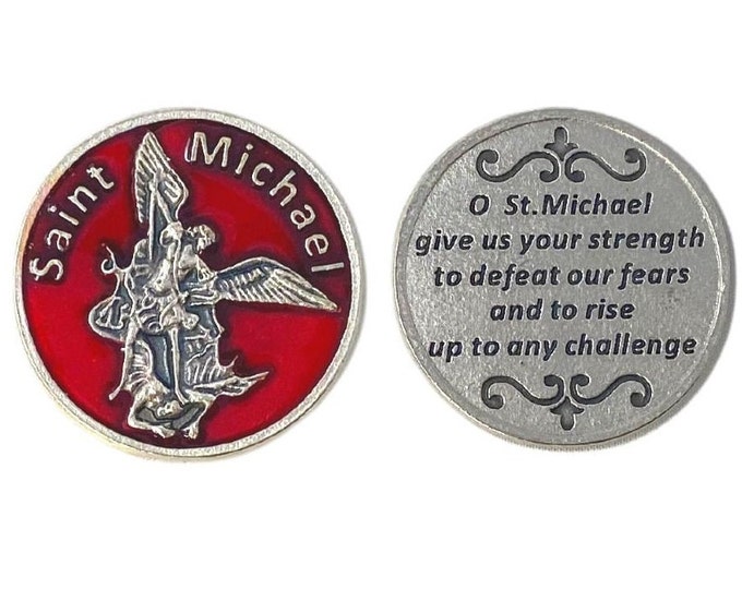 Saint Michael Patron Saint of Police Token - Etsy