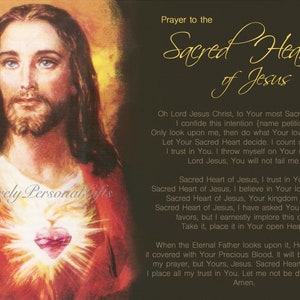 Digital Download Divine Mercy, Printable Sacred Heart of Jesus ...