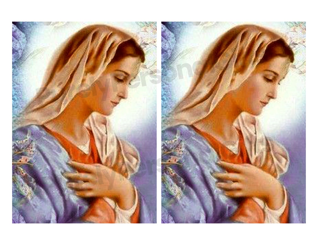 Printable Blessed Mother Mary Collage, Blessed Mother Mary, Mother of ...