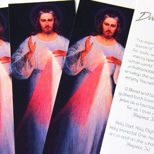 Divine Mercy Bookmarks, Divine Mercy Prayer, Divine Mercy, Catholic ...