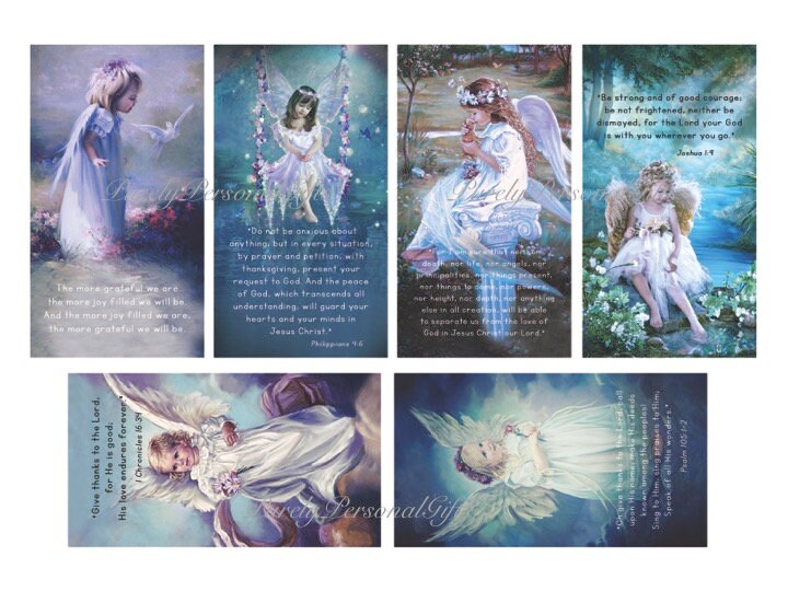 Angel Cards Collage Sheet Instant Download Angel Cards | Etsy