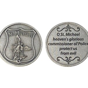 St. Michael Prayer Token, Saint Michael Token With Protective Prayer ...