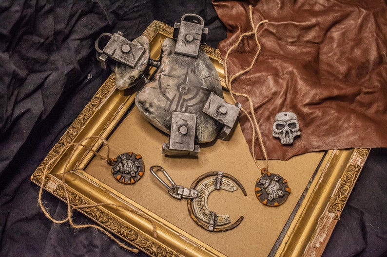 Dishonored inspired rune charm necklace set | Etsy