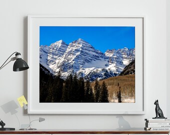 Maroon Bells Poster - Etsy