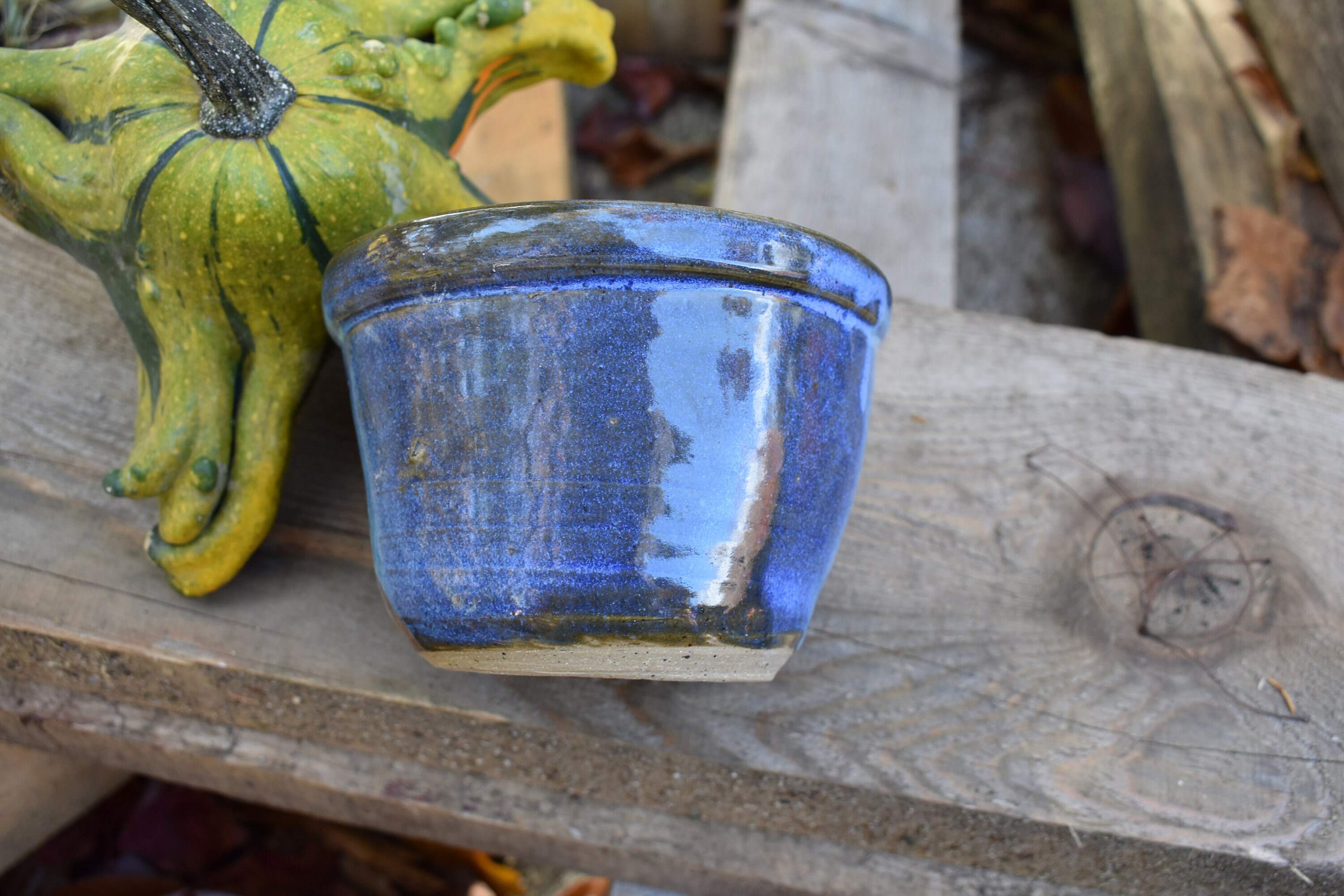 Little Blue Speckled Stoneware Ceramic Pottery - Etsy