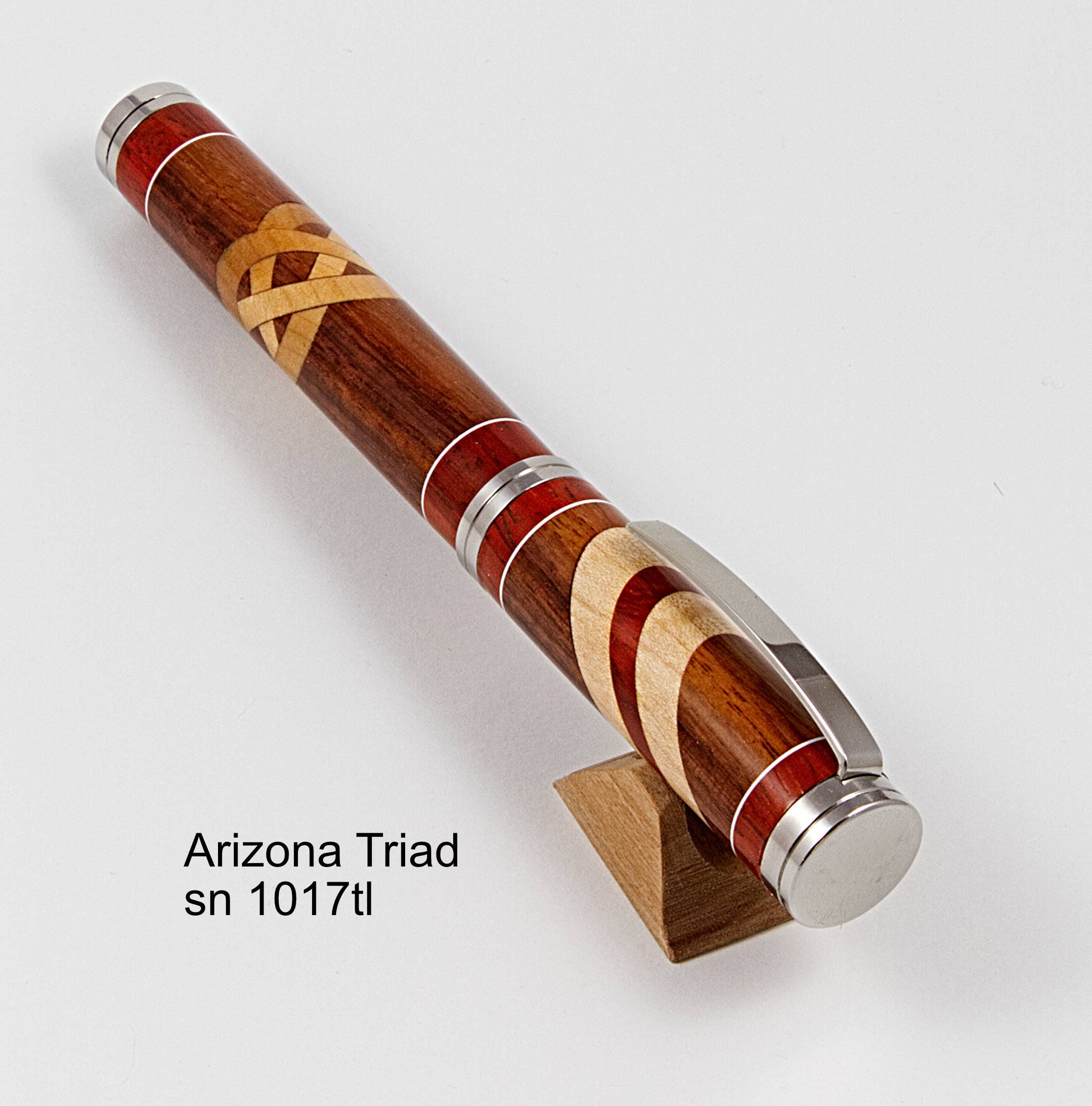 Hand Crafted Pen With Celtic Knot, Stainless Hardware - Fountain Pen ...