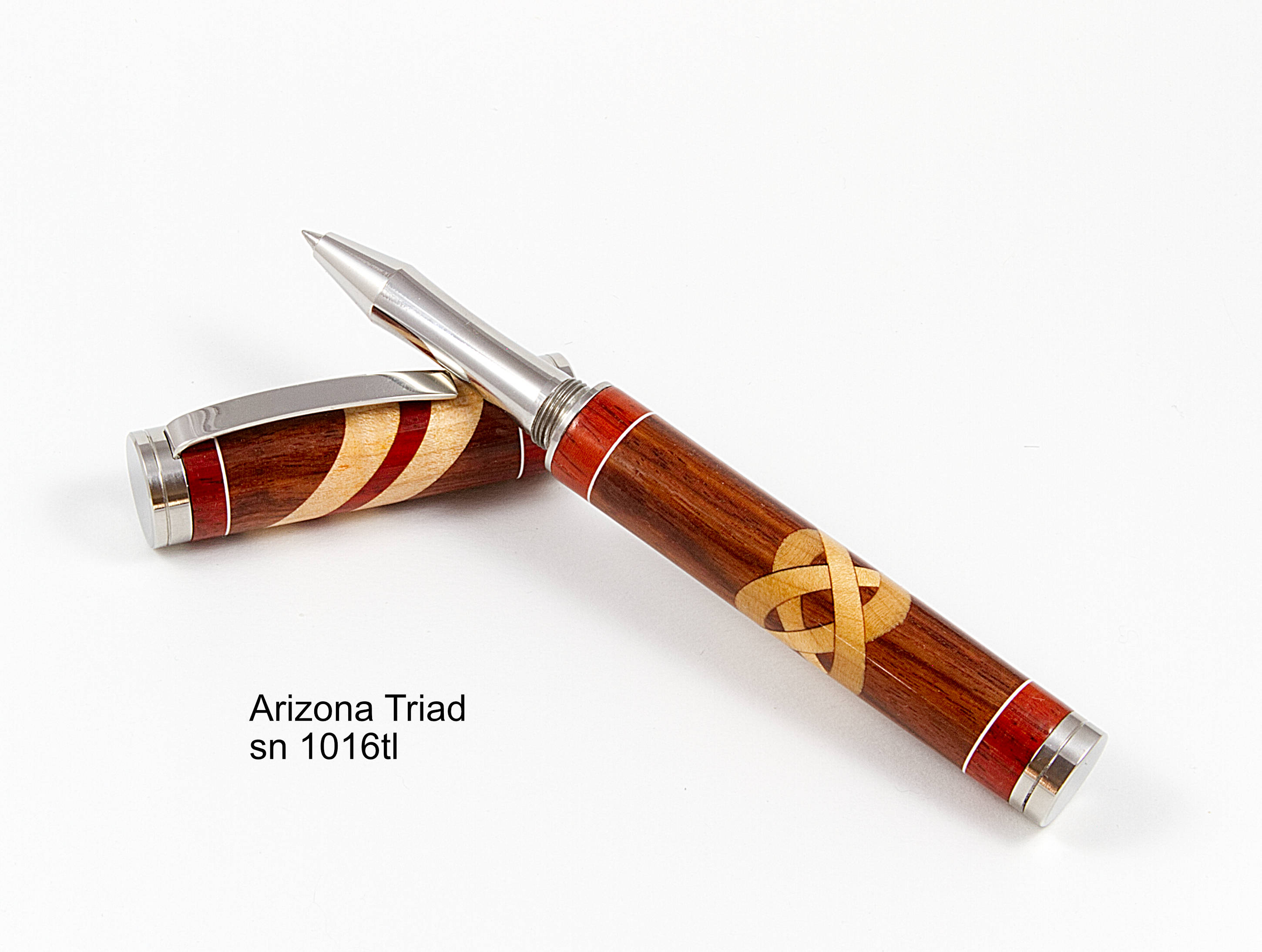 Hand Crafted Pen, Stainless Hardware W/rollerball, Celtic Knot Made in ...