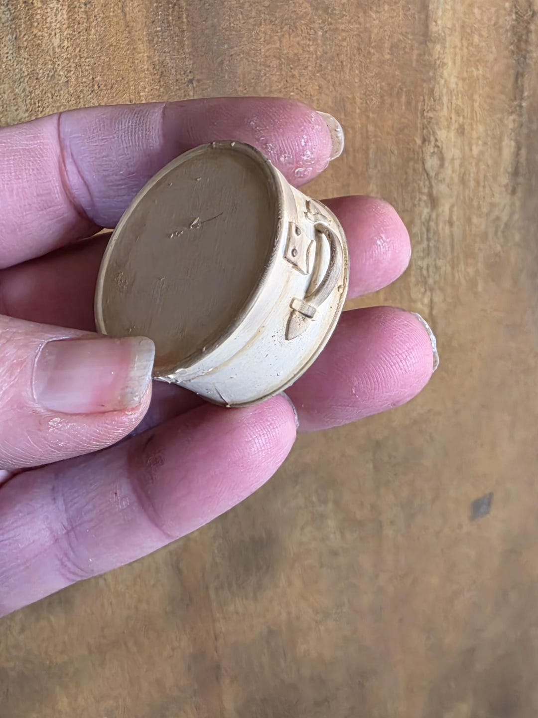 Kleine ronde koffer, schaal 1 12, poppenhuis, diorama - Etsy België