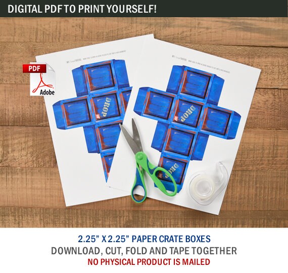 Instant Download Video Gamer Supply Drop Box Birthday Party - Etsy