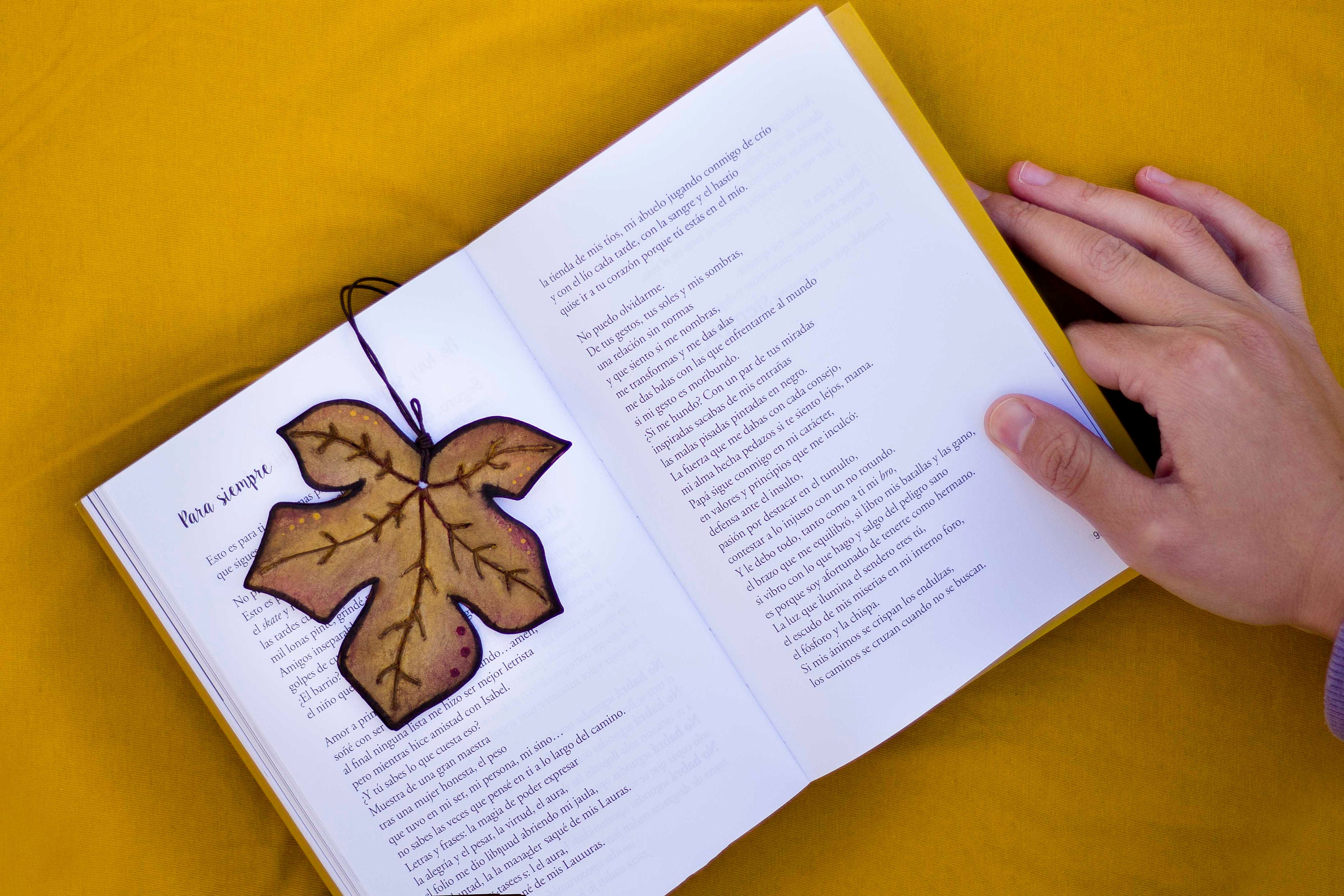 Leaf bookmarks nature bookmarks dried leaves separator | Etsy