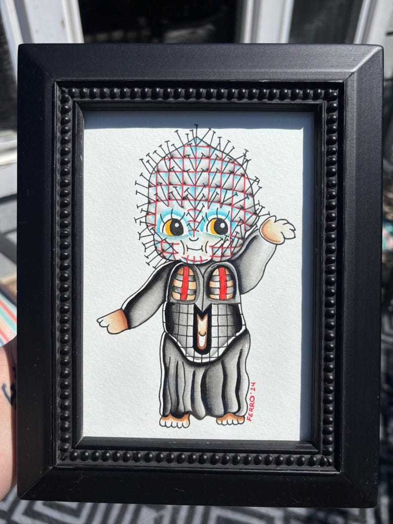 Pinhead Kewpie Traditional Flash Painting - Etsy