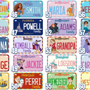 Mini License Plates 41 - 60 - Etsy