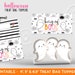 Bag of BOOS Halloween TREAT Bag TOPPER, 4" 5" 6.5" Goodie Bag for Kids ...