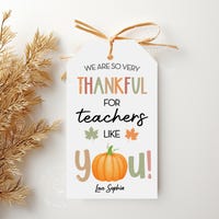 Thanksgiving Pencil Gift Tags, Hope Your Thanksgiving is Just Write ...