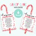 The Legend of the Candy Cane Poem, Christmas Candy Cane Holder ...