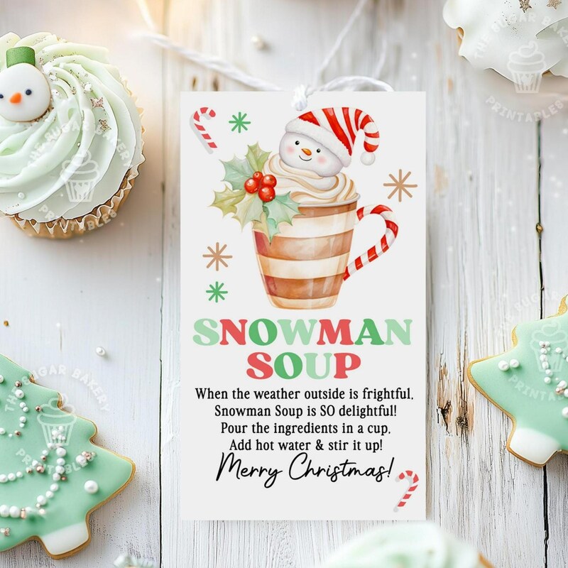 Snowman Soup Poem - Etsy