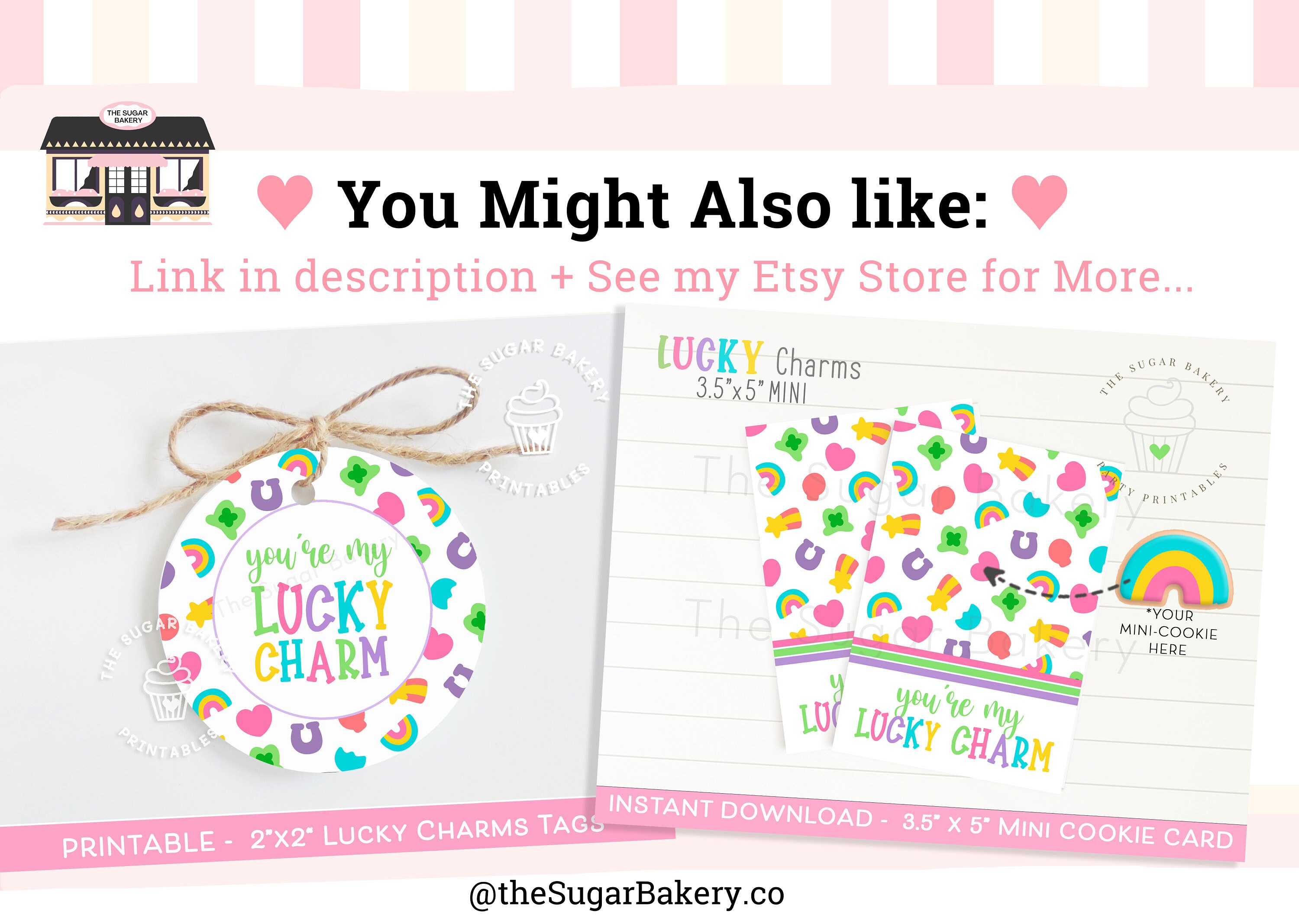 Have a LUCKY Day Printable Tags, Lucky Charm TAGS, Lucky Charms Cereal ...