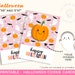Happy Halloween Cookie Card, 3.5x5 Mini Cookie Card, 5x7 Cookie Card ...