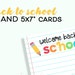 Welcome Back to School Cookie Card, 1st Day of School COOKIE CARD ...