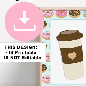 Donuts and Coffee Staff Appreciation Sign, Teacher Appreciation Sign ...