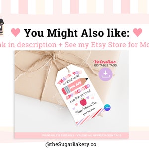 Printable Teacher Valentine Gift Tag, LOVE Having You as My TEACHER ...