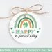 Happy St. Patrick's Day Treat TAGS, St. Patrick's Day Tags, Round 2x2 ...