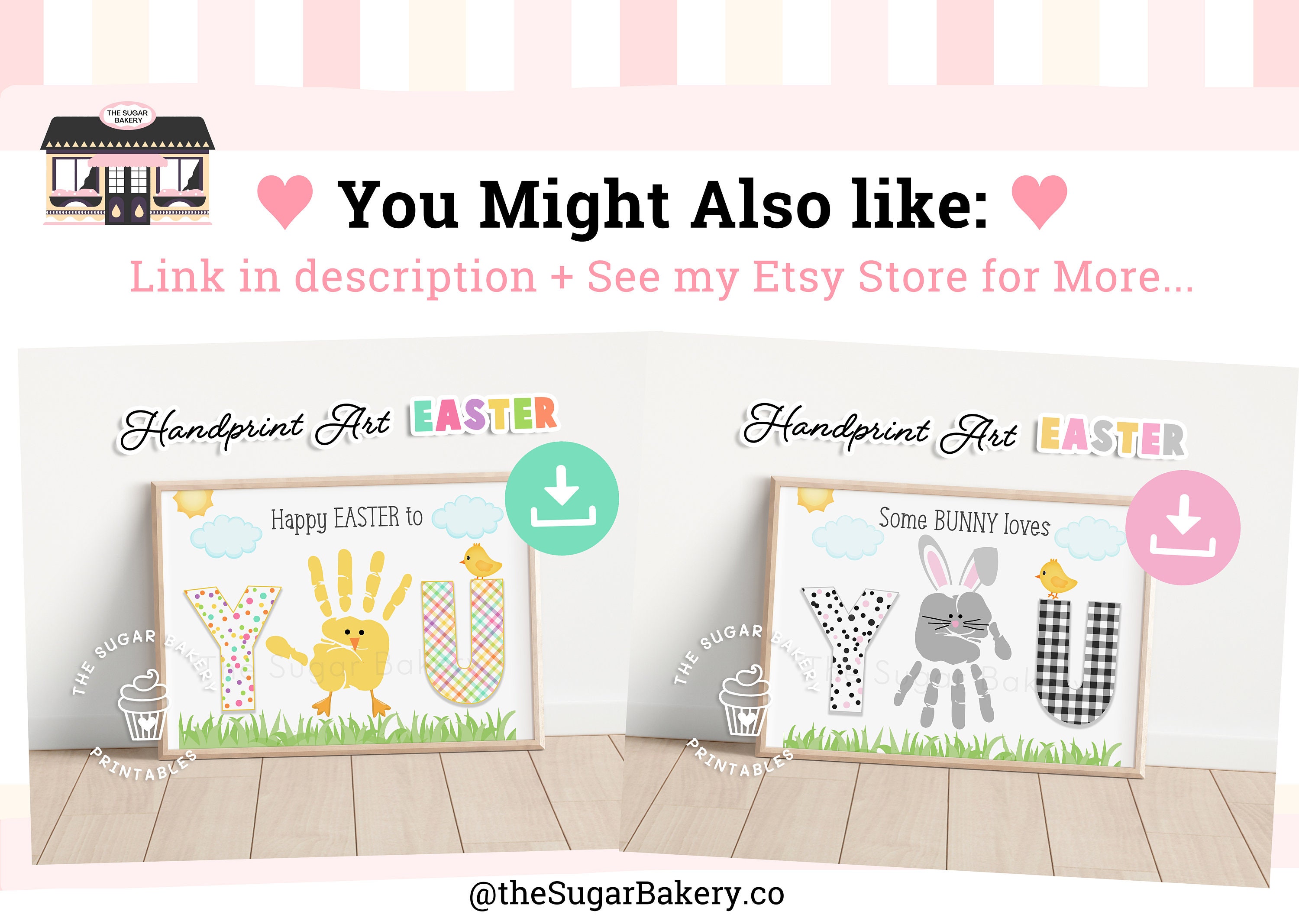 Easter Handprint Art, Easter Handprint Craft, He is Risen, Jesus Loves ...
