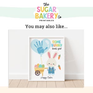 Easter Handprint Art, Happy Hoppy Easter Bunny Handprint Crafts ...