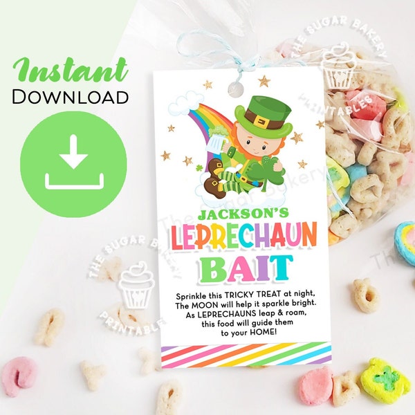 Leprechaun Bait Tag - Etsy