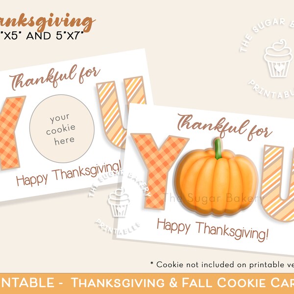 Thanksgiving Cookies - Etsy