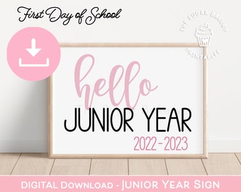 First Day 11th Grade - Etsy