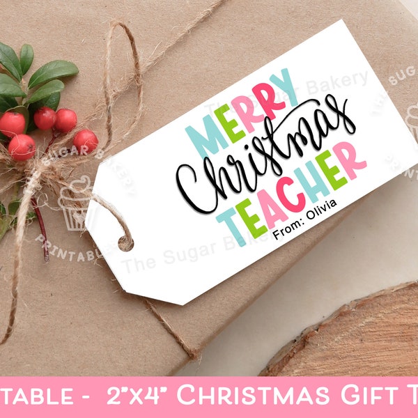 Merry Christmas Printable - Etsy
