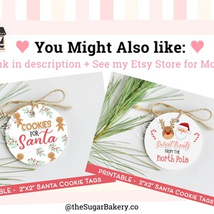 Baking Spirits Bright Cookie Tag, Christmas Treat Tag, Gingerbread Man ...