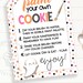 PYO Cookie Halloween TAGS PYO Cookie Instructions & - Etsy