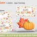 Autumn and Fall Treat Bag Topper, Fall Cookie Bag Toppers, Printable ...