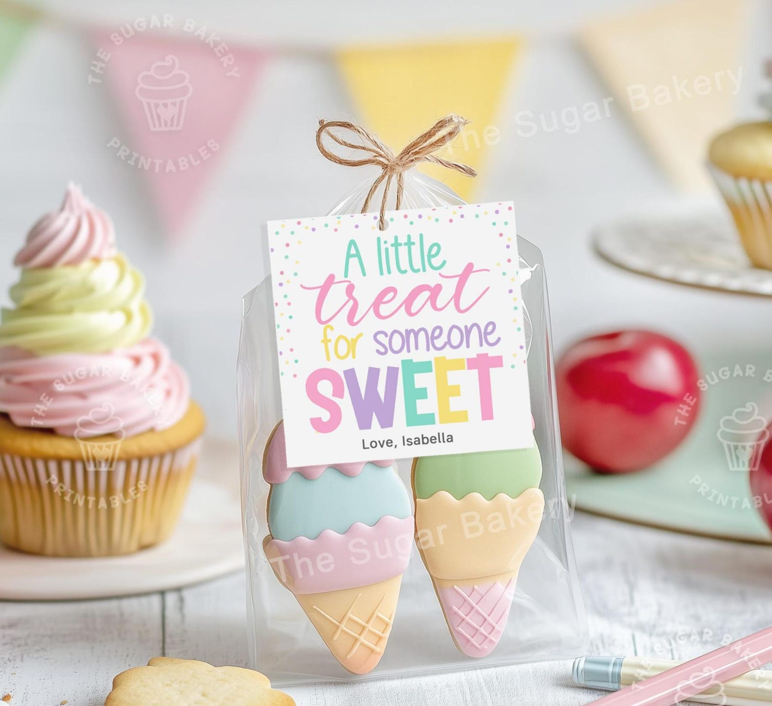 SWEET TREAT Tags, EDITABLE Teacher Thank You Tag, End of School Sweet ...