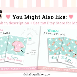 NURSE Appreciation Gift Tags, Happy Nurses Week Gift Tags, Editable ...