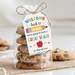 Back to School Teacher Gift Tags EDITABLE First Day of School Tags ...