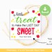 End of the School Year Gift Tag for Teacher or Student, Sweet Treat ...