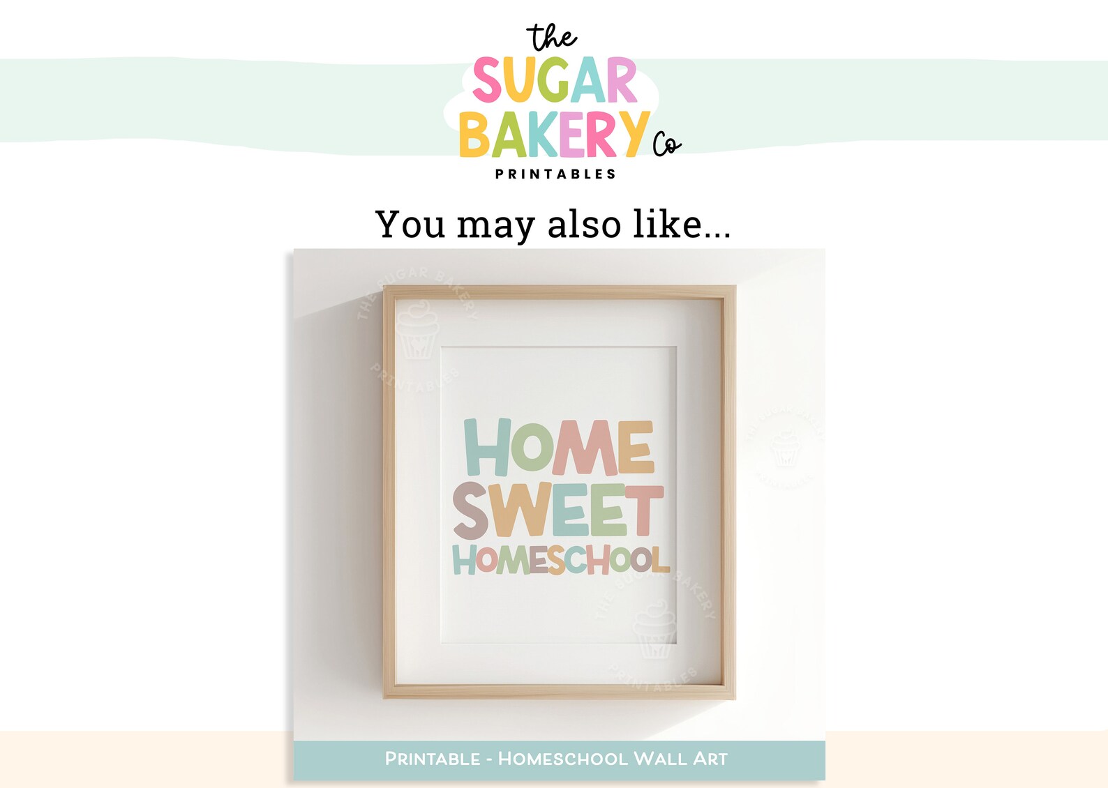 Home Sweet Homeschool Sign, Homeschool Decor, Rainbow Pastel Wall Art ...