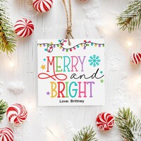 Instant Download** Elegant Christmas Gift Tags: Holiday Design ...