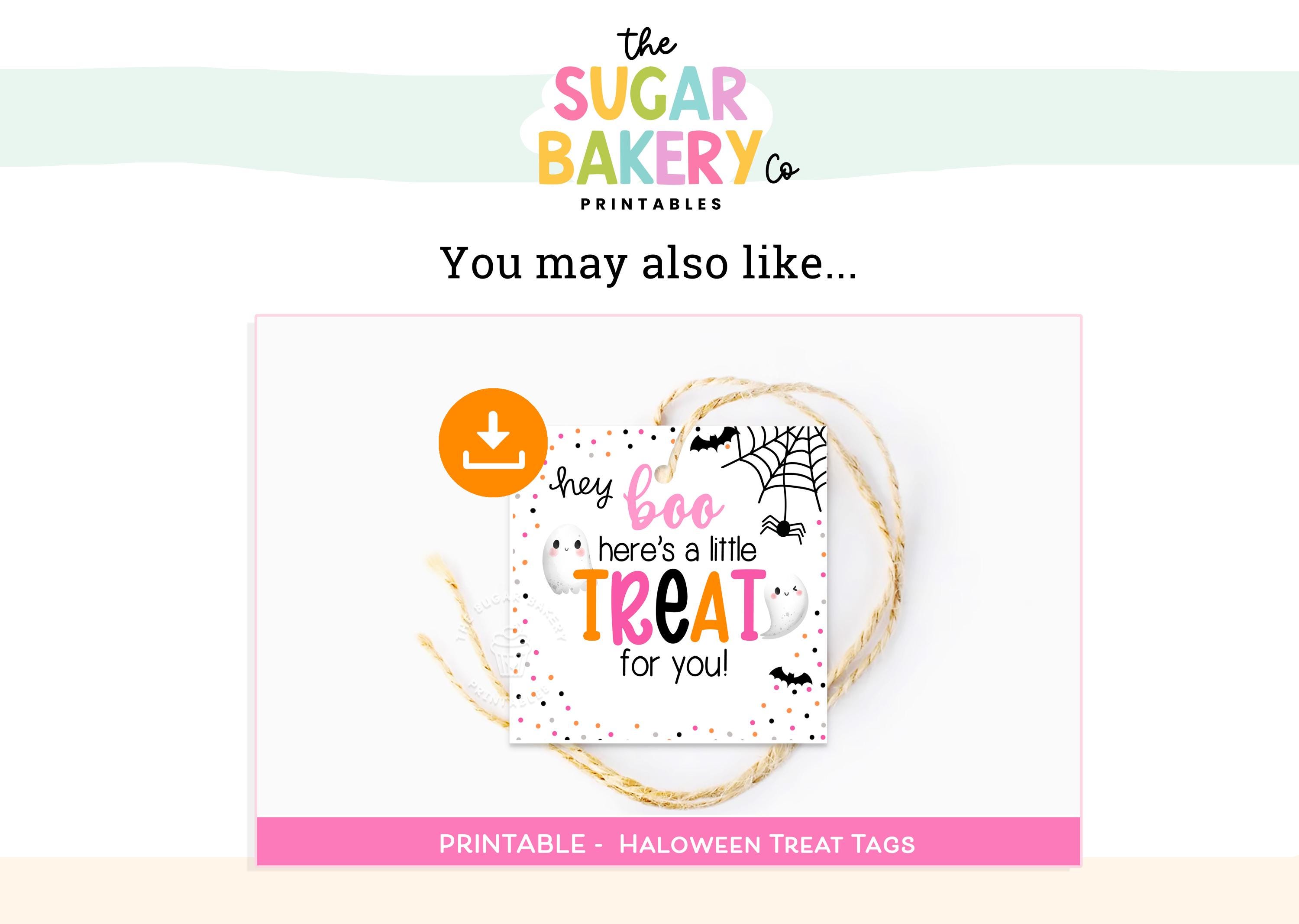 Happy Halloween Treat Tags, Halloween Candy Corn Treat Tag, Halloween ...