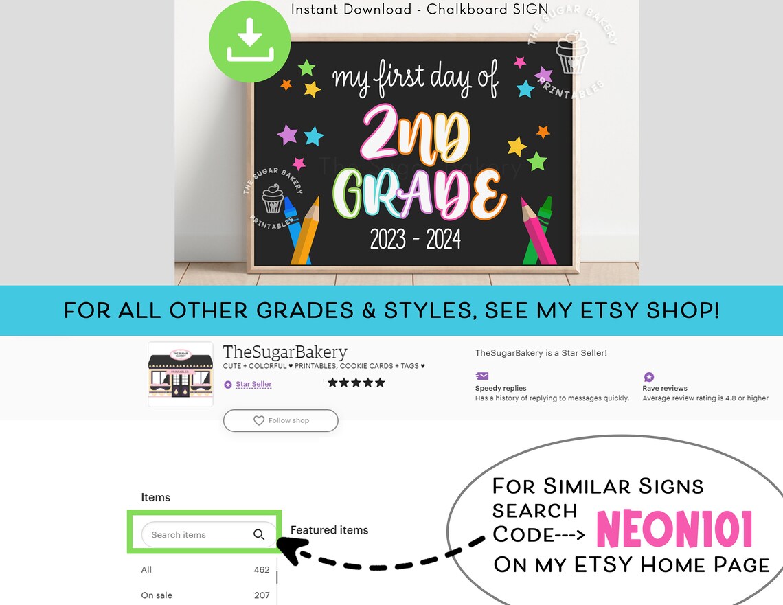 First Day of PRESCHOOL Sign Printable 1st Day Preschool Chalkboard Sign ...
